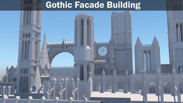 3d Model Of Gothic Large Square Gothic Window :: Behance