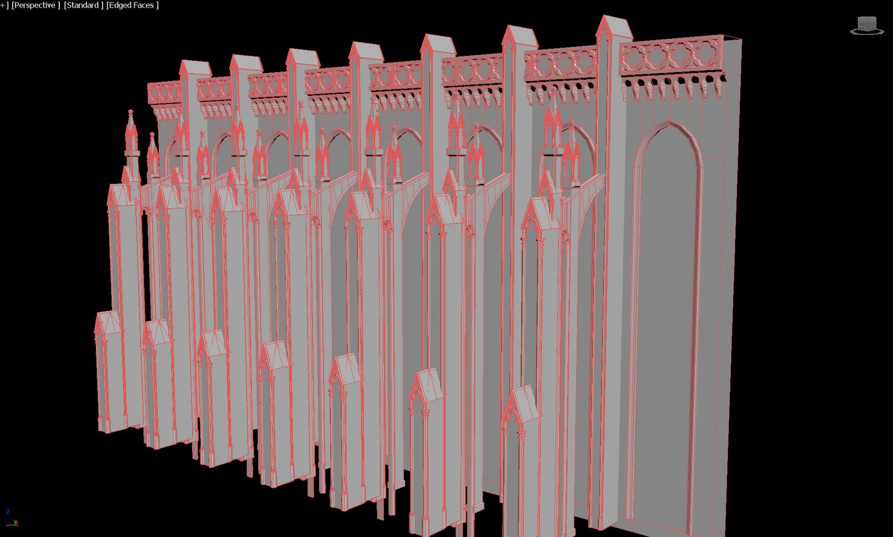3D Gothic Architecture Model - TurboSquid 2251248