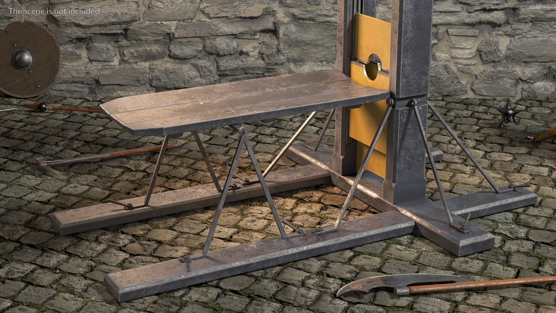 Antique 19th Century Guillotine 3D - TurboSquid 1651789