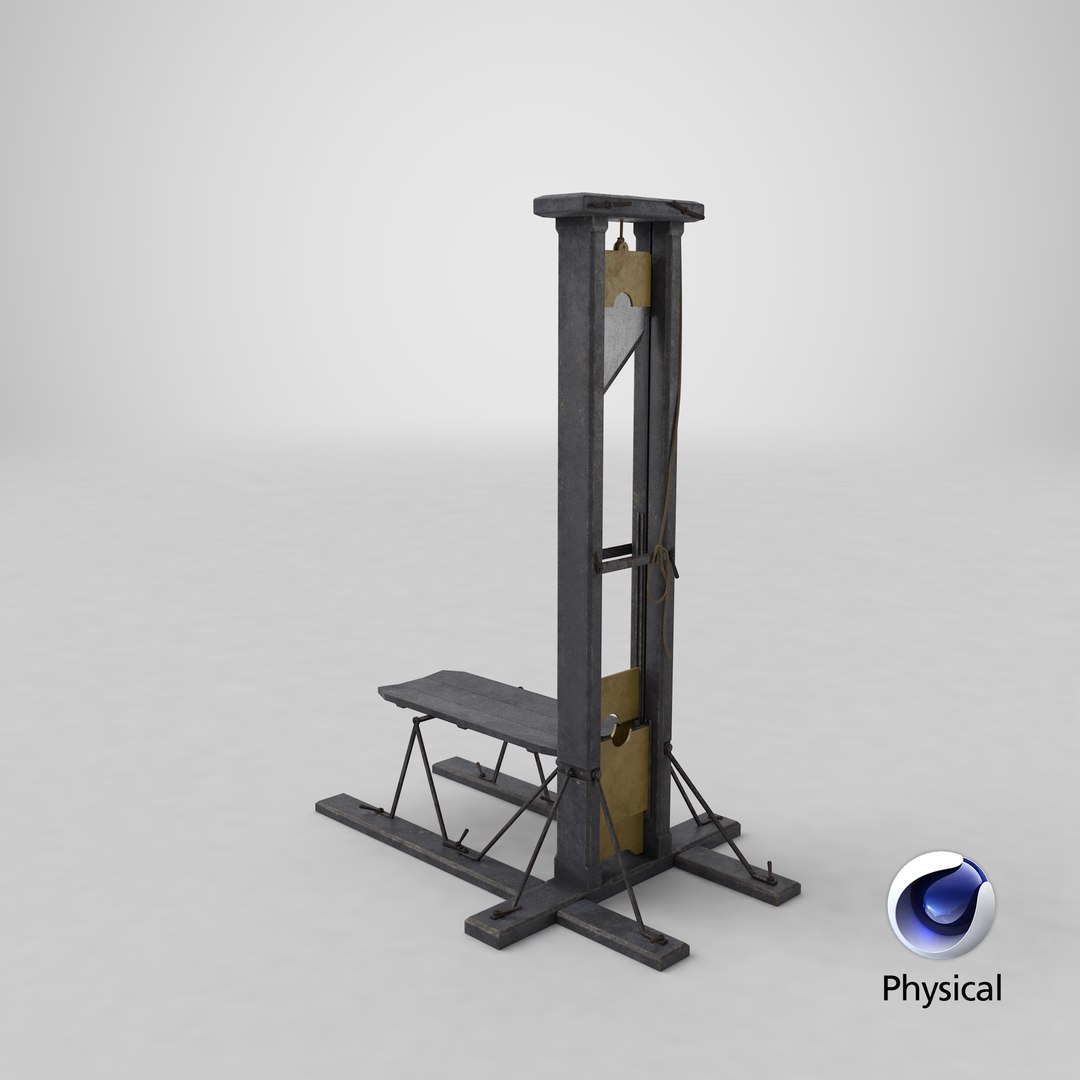 Antique 19th century guillotine 3D - TurboSquid 1651789