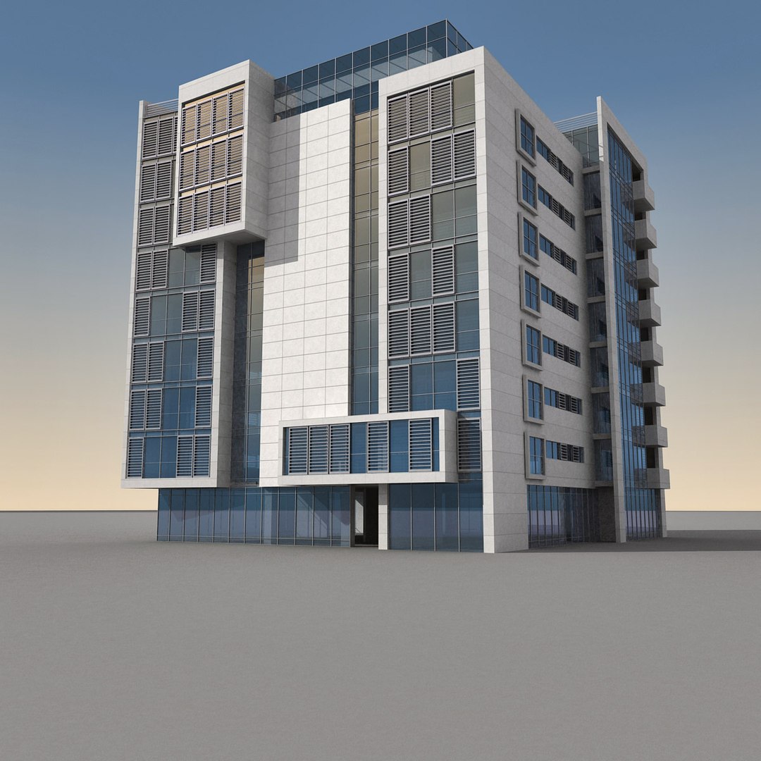 3d Model Modern Building