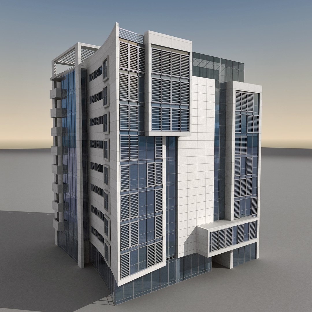 3d Model Modern Building