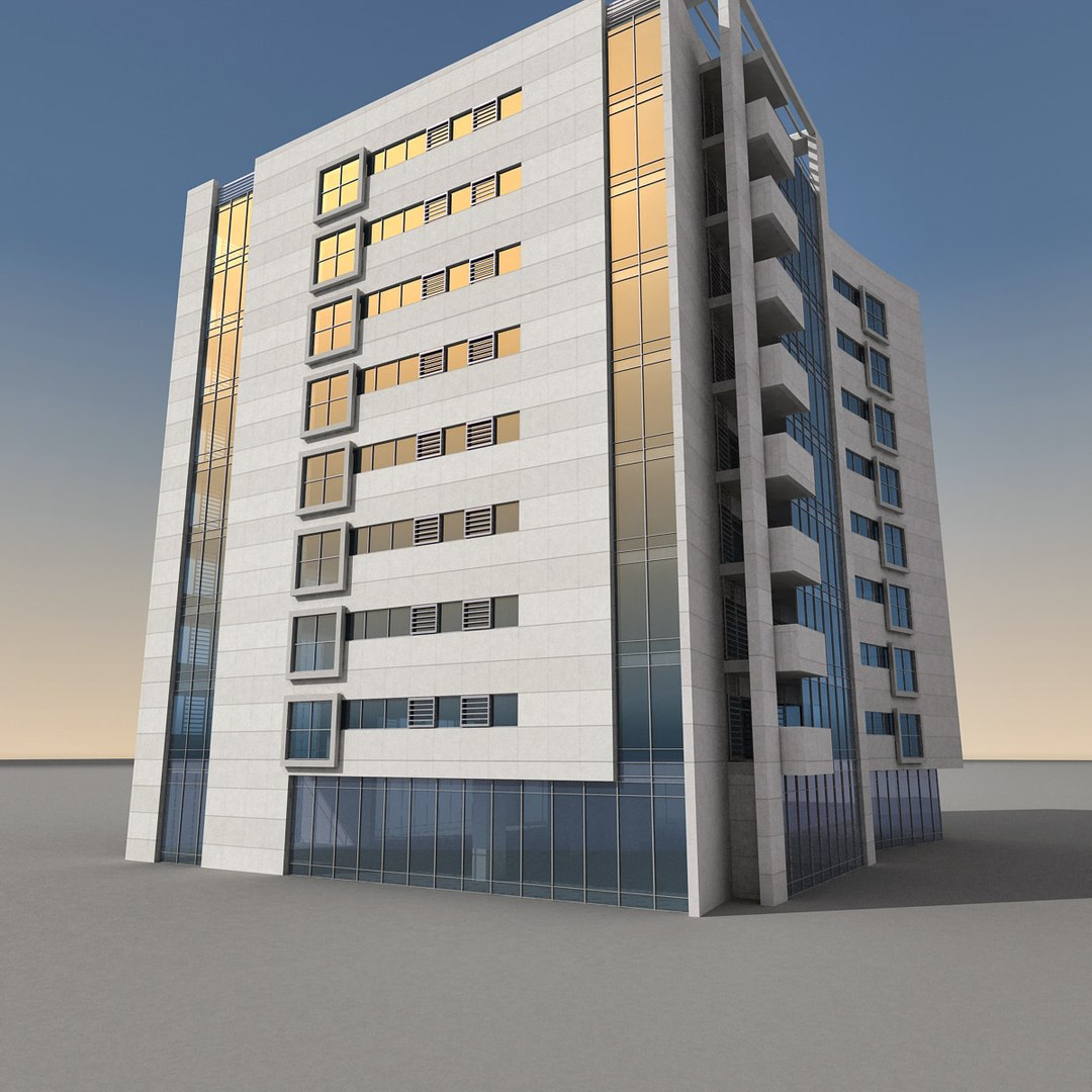 3d Model Modern Building