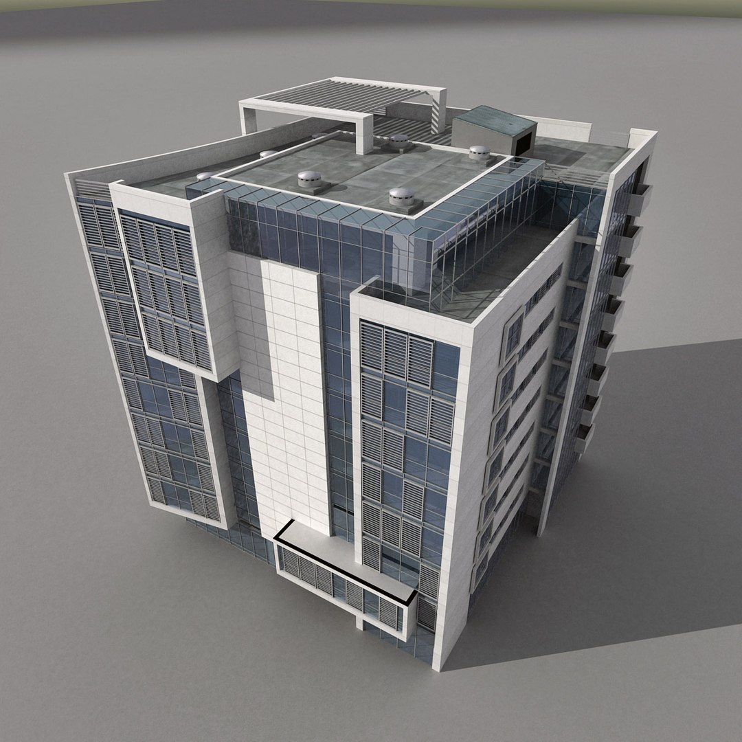3d Model Modern Building
