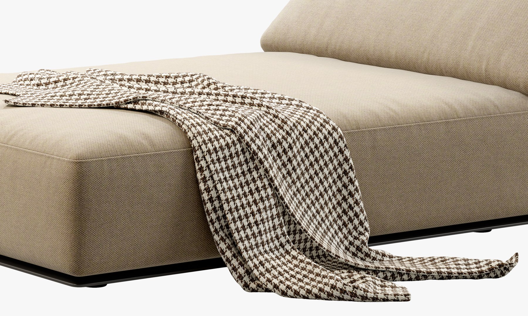 Poliform Westside Chaise Longue Model - TurboSquid 2166747