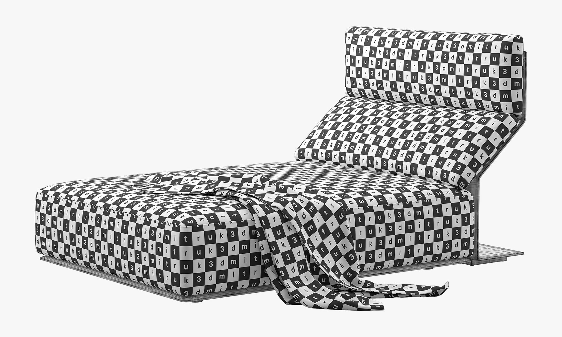 Poliform Westside Chaise Longue Model - TurboSquid 2166747