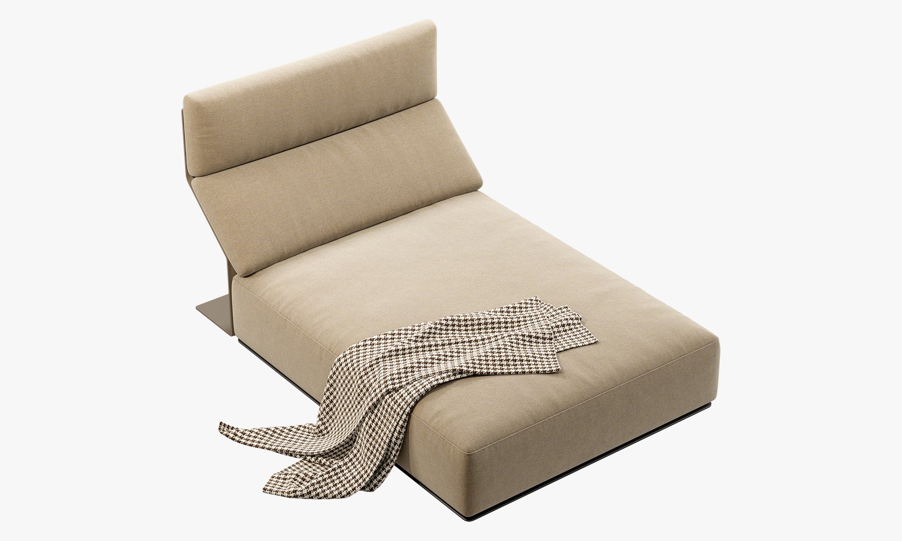 Poliform Westside Chaise Longue Model - TurboSquid 2166747