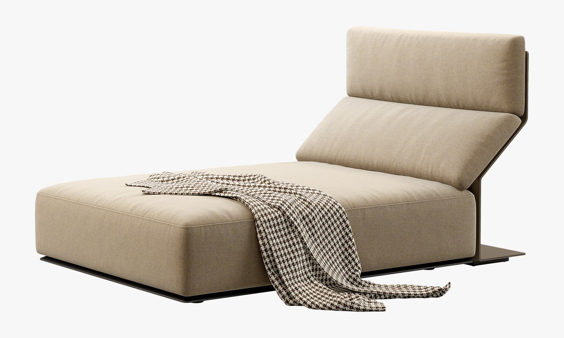Poliform Westside Chaise Longue Model - TurboSquid 2166747