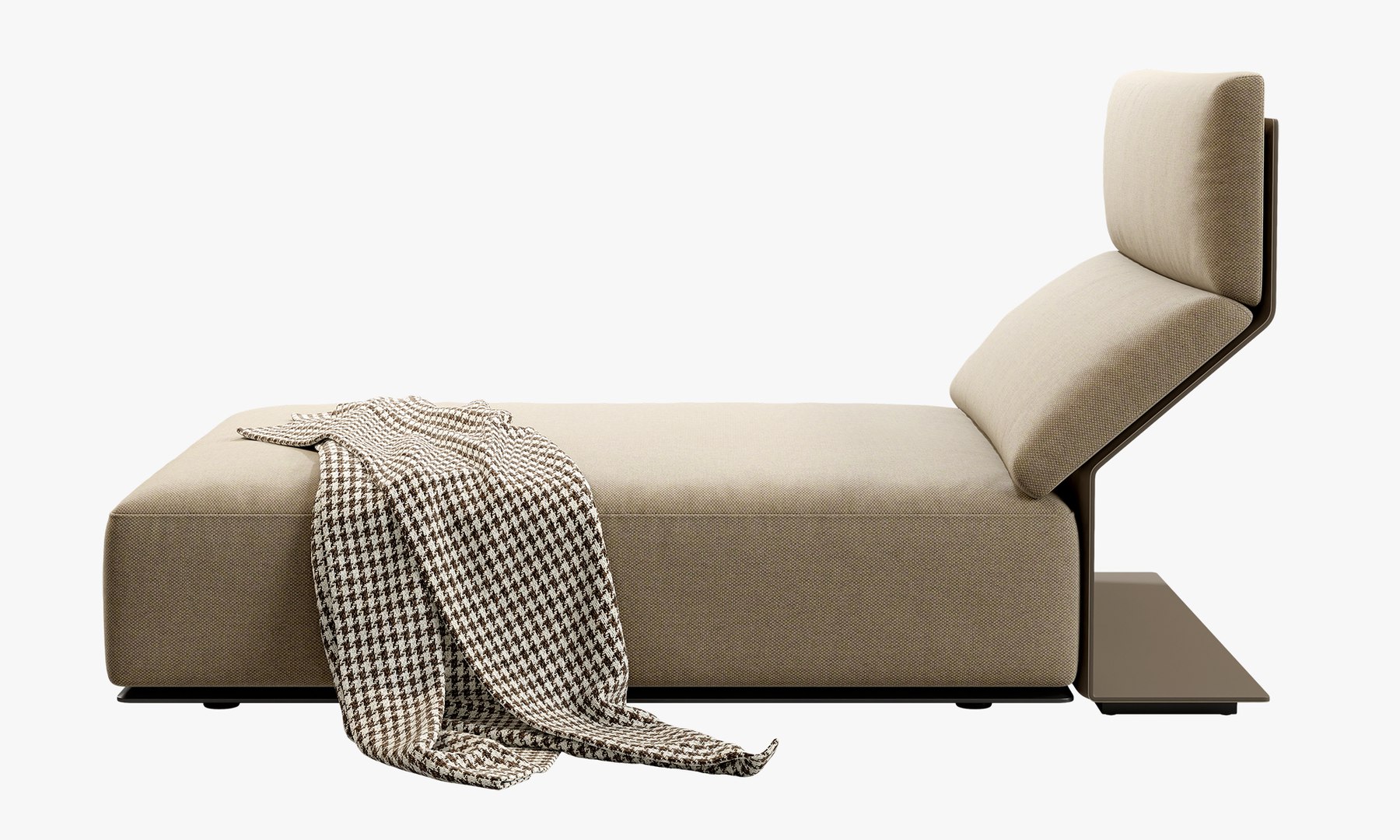 Poliform Westside Chaise Longue Model - TurboSquid 2166747