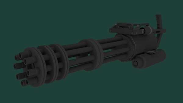 Minigun STL Models for Download | TurboSquid