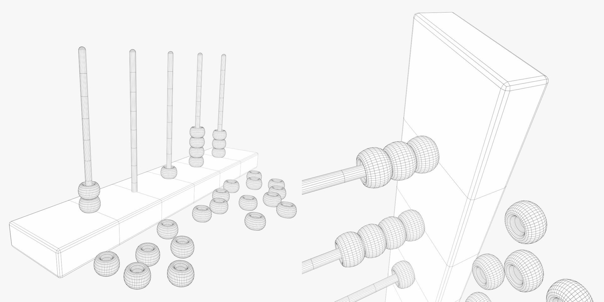 Vertical Abacus Model - TurboSquid 1188431