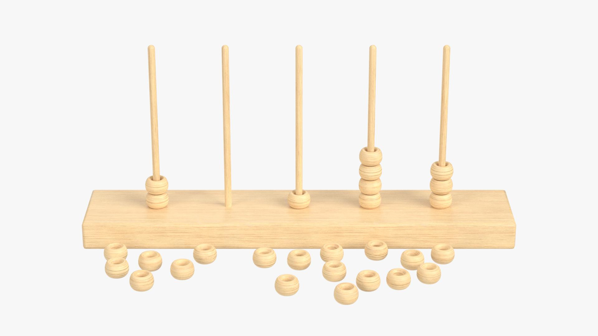 Vertical Abacus Model - TurboSquid 1188431