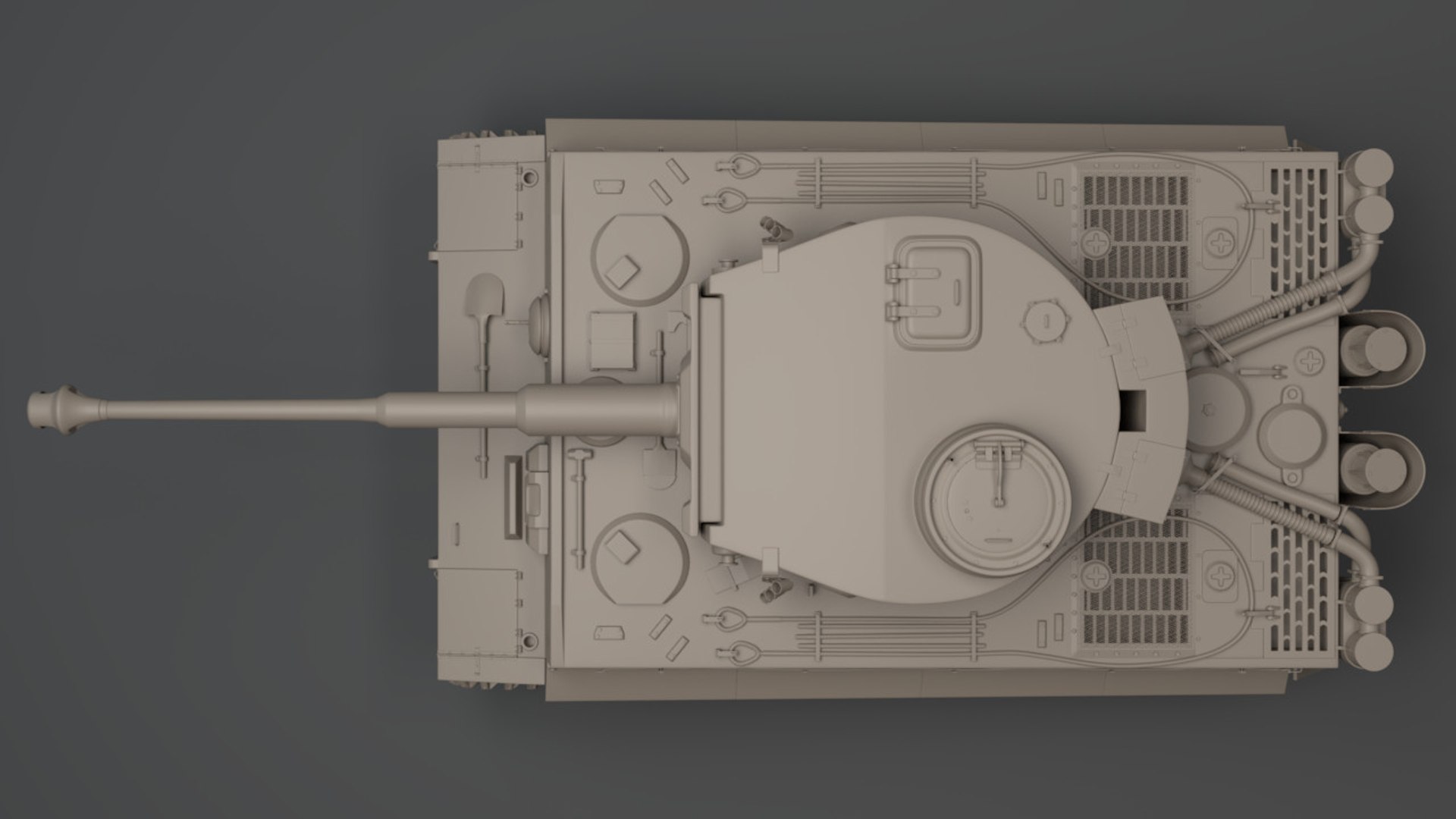 3D Tiger Panzerkampfwagen Vi Tank Ww2 - TurboSquid 1483708