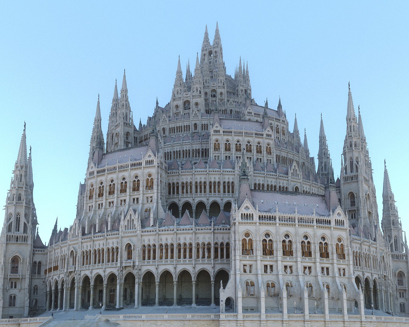 3D Mega Castle Model - TurboSquid 1420933