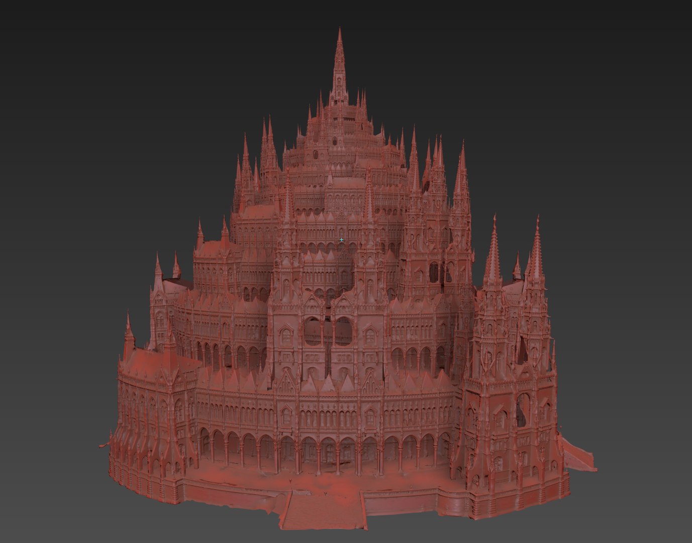 3D Mega Castle Model - TurboSquid 1420933