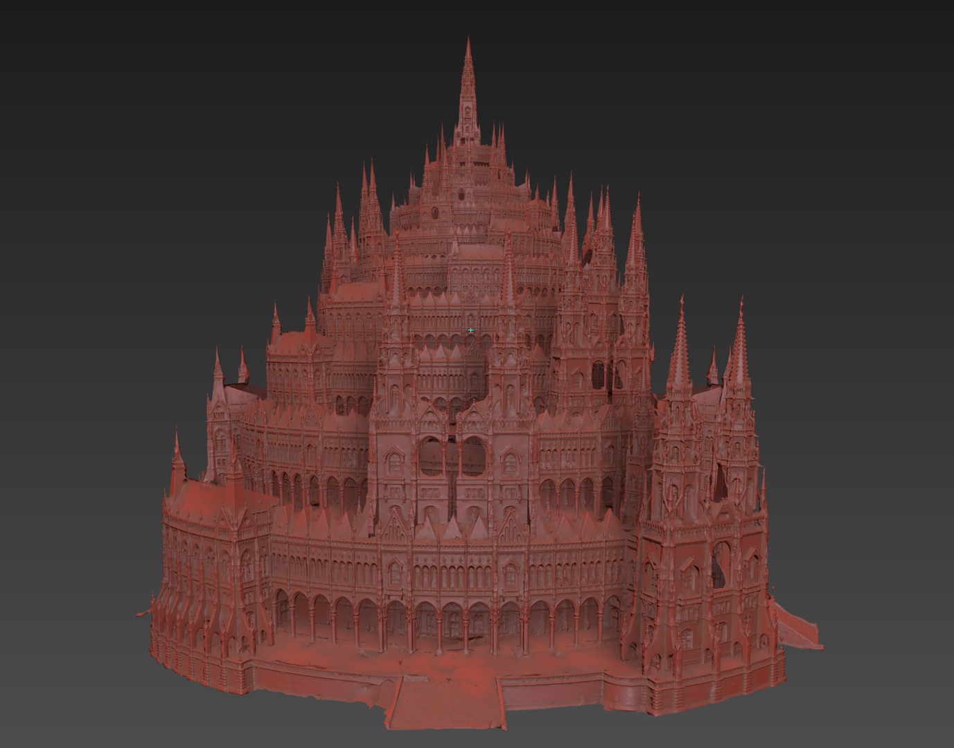 3D mega castle model - TurboSquid 1420933