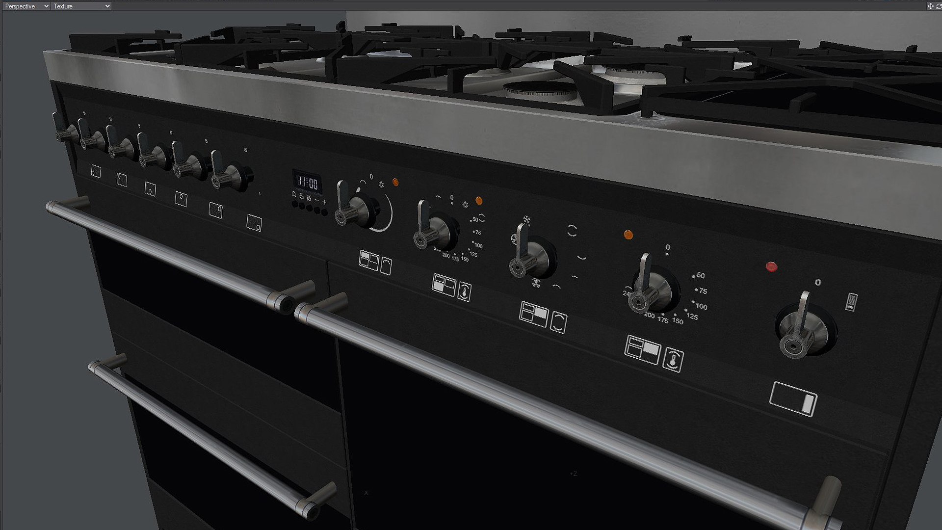 Range Cooker Oven 3D Model - TurboSquid 1954667