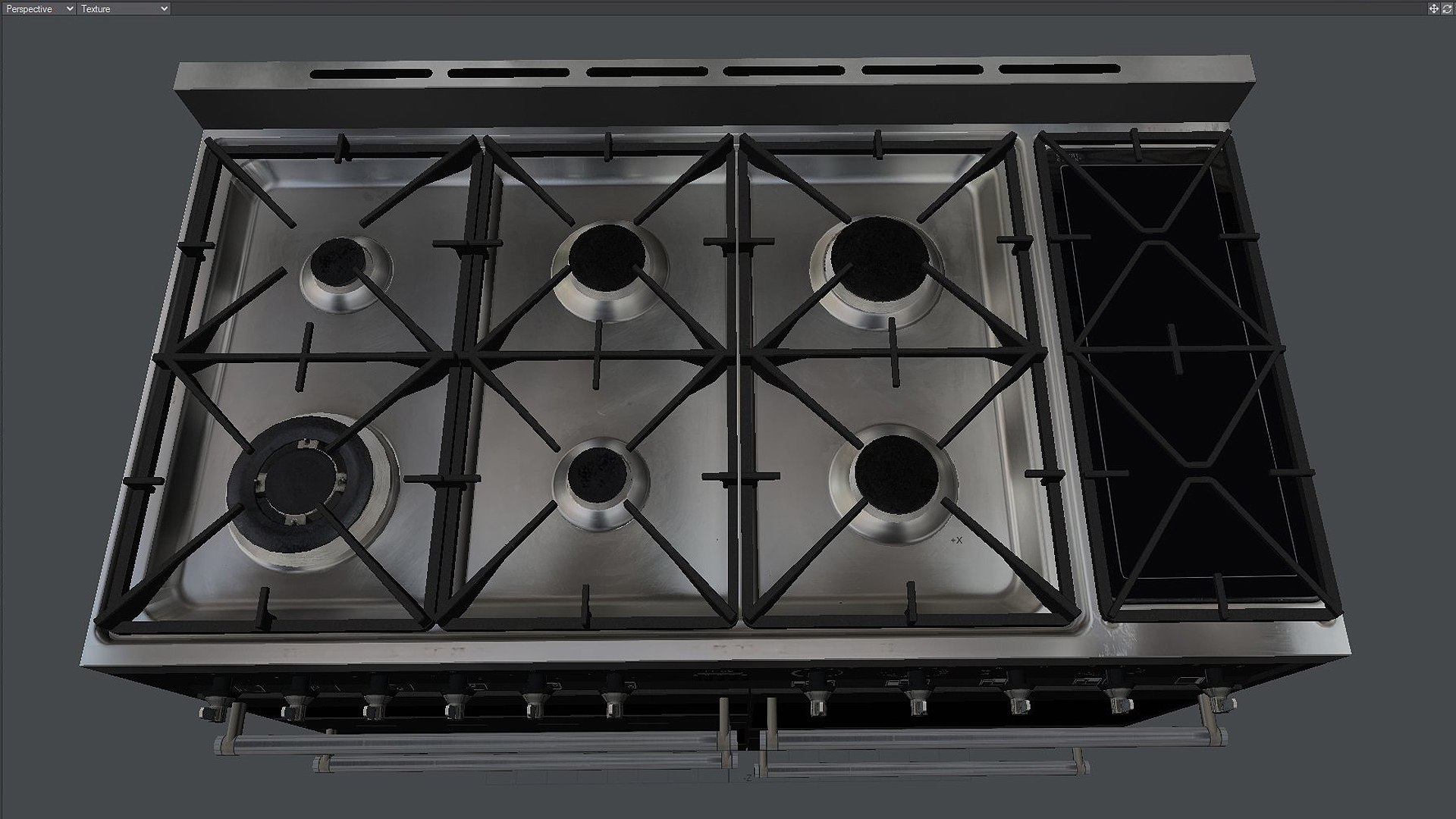 Range Cooker Oven 3D Model - TurboSquid 1954667