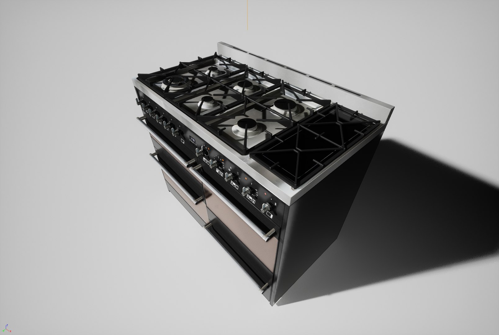 Range Cooker Oven 3D Model - TurboSquid 1954667