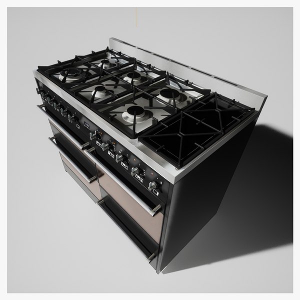 Range Cooker Oven 3D model - TurboSquid 1954667