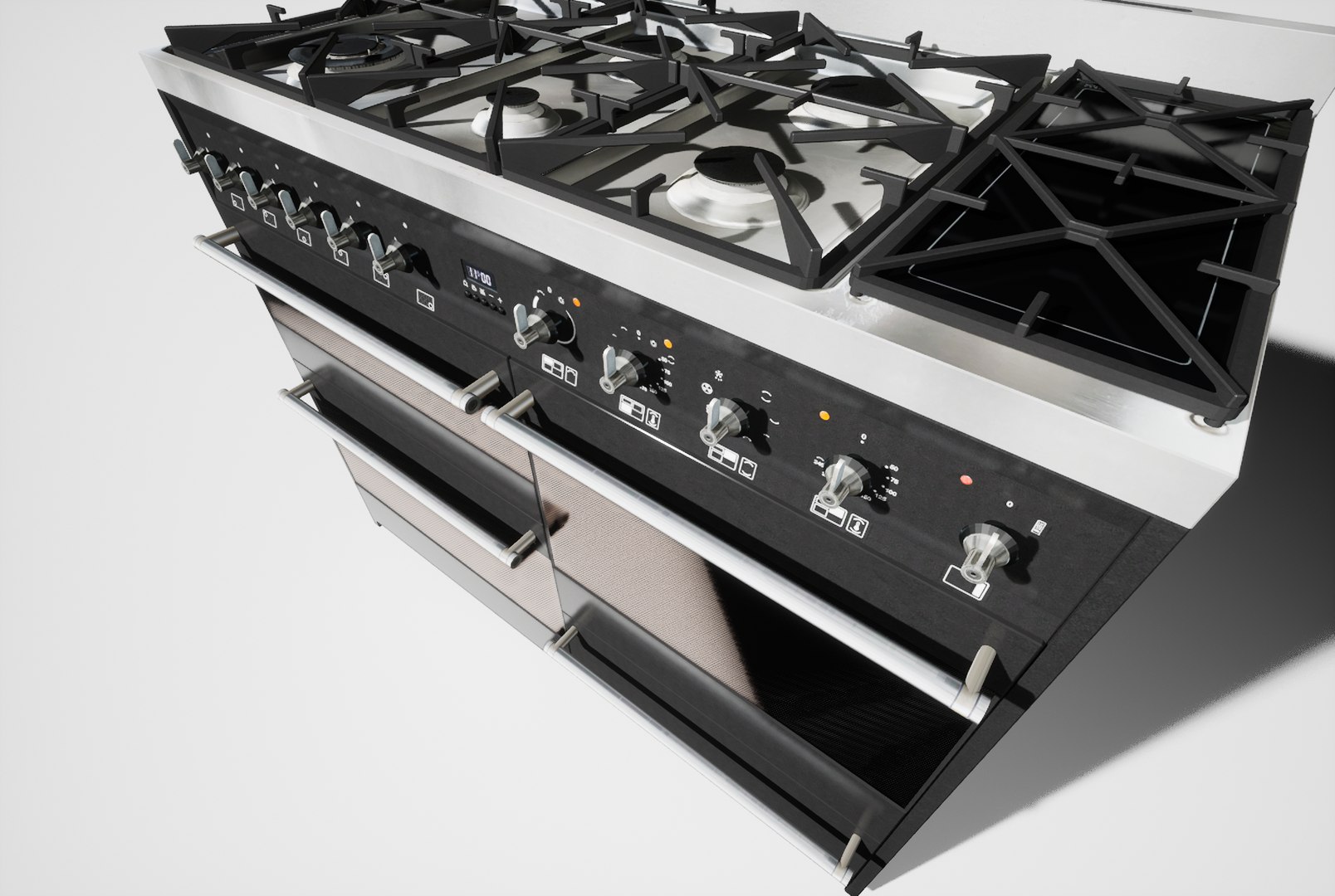 Range Cooker Oven 3D Model - TurboSquid 1954667