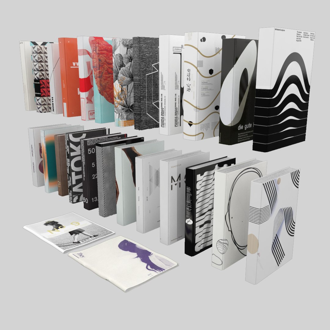 3d Books Design Graphic