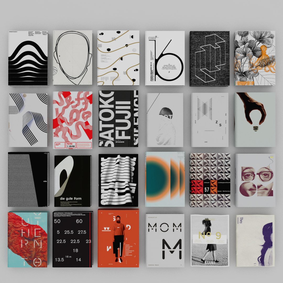 3d Books Design Graphic