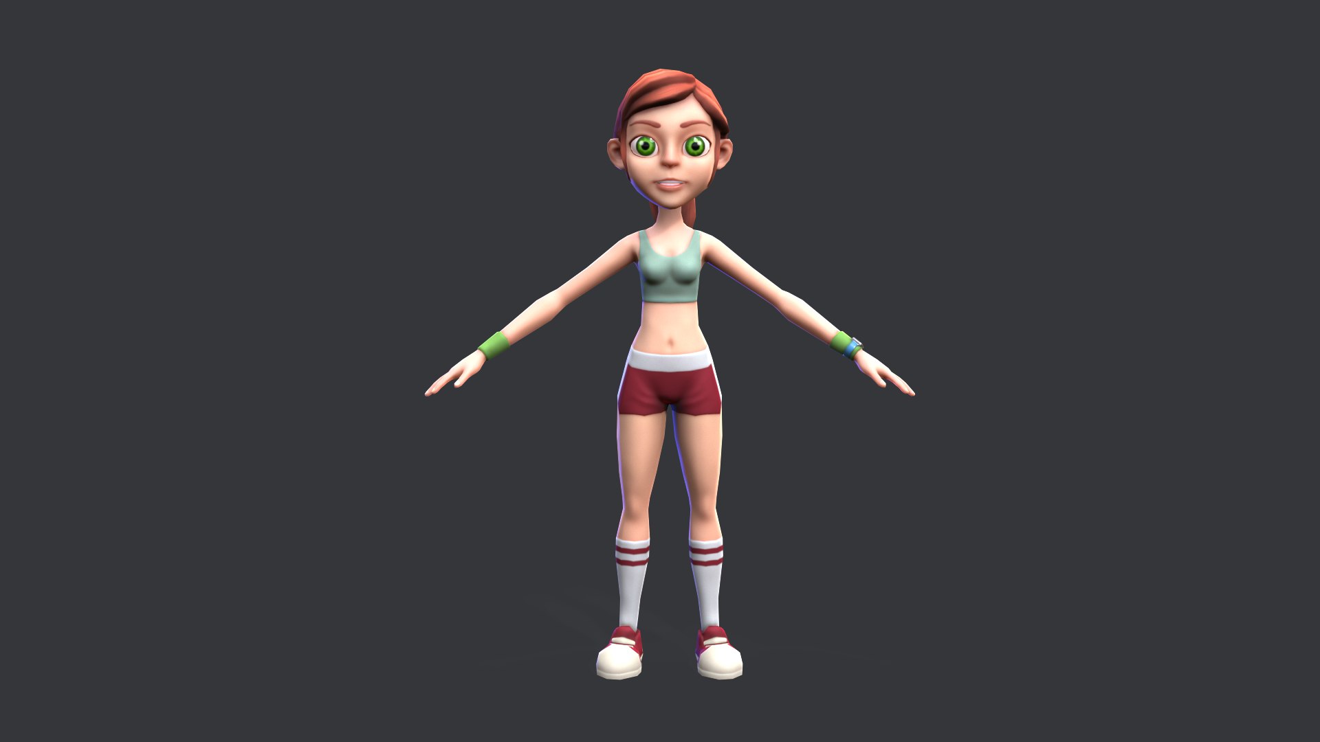 Stylized Girl 3D Model - TurboSquid 1874242