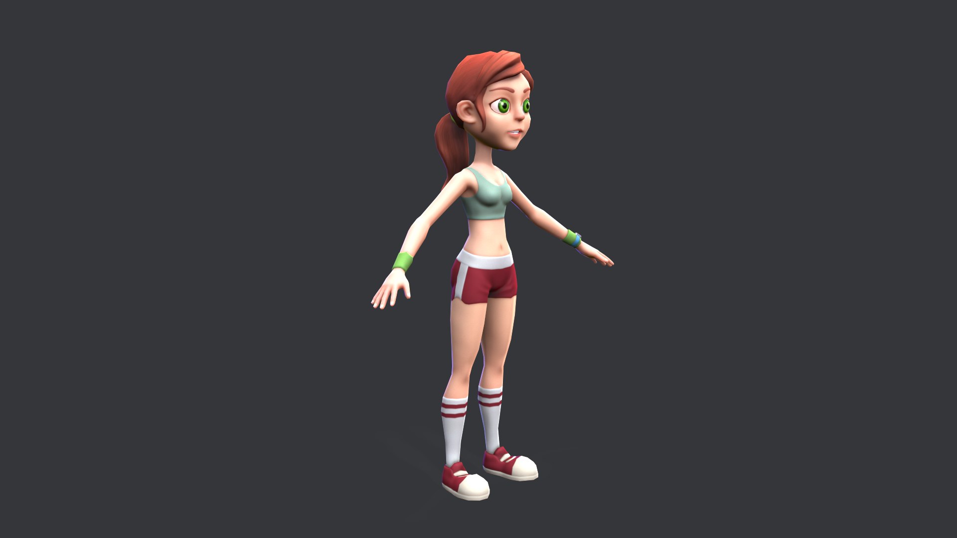 Stylized Girl 3D Model - TurboSquid 1874242