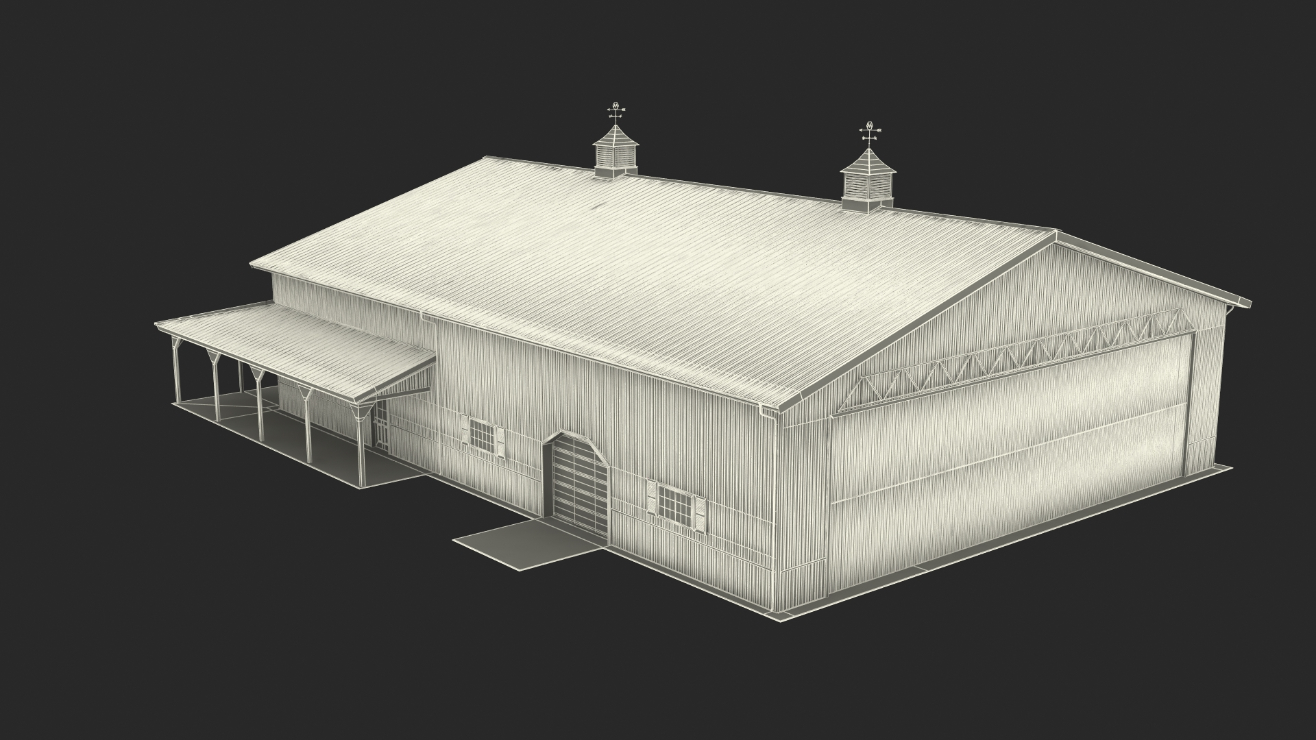3D Aircraft Storage Hangar - TurboSquid 2285004