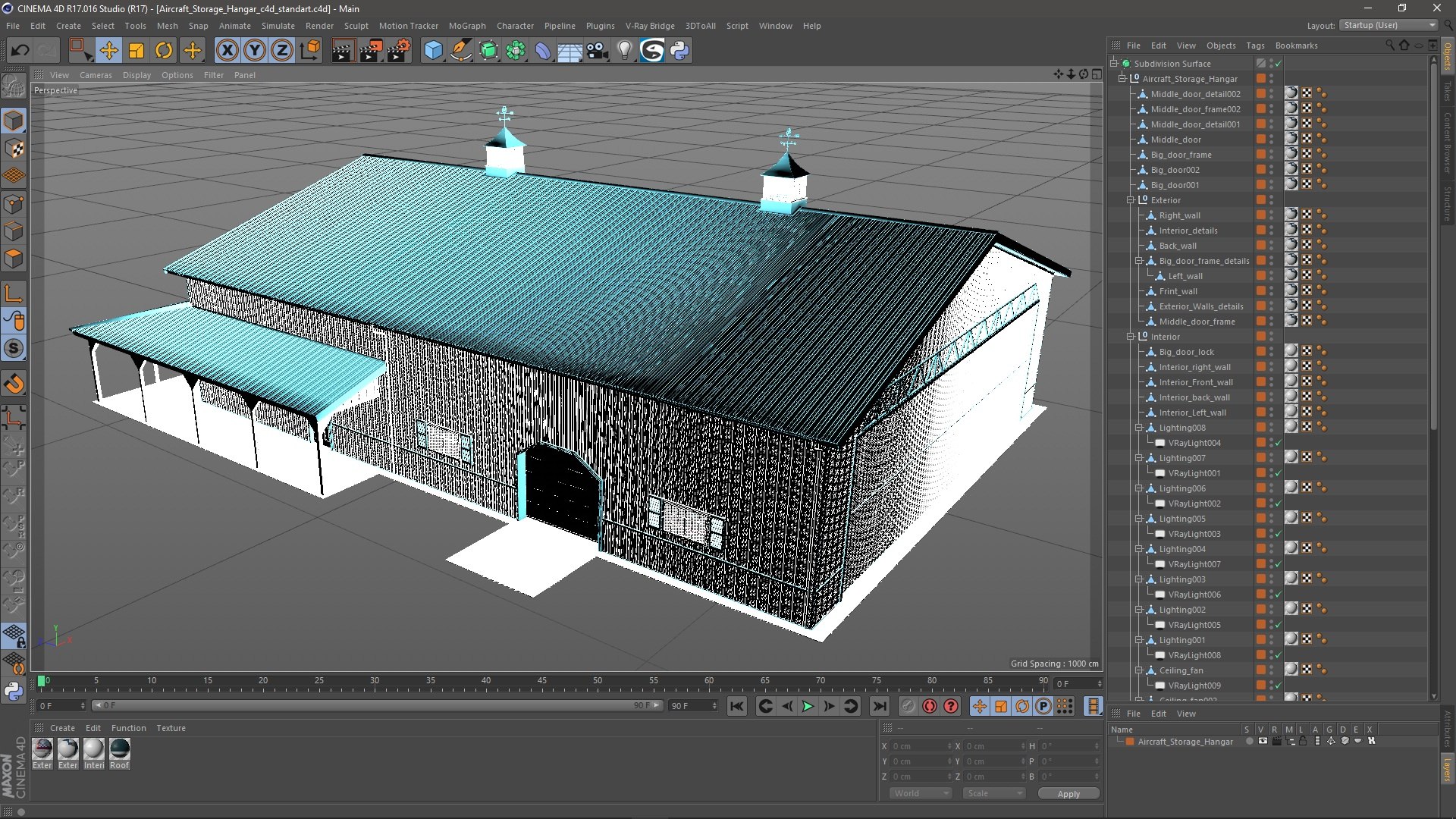 3D Aircraft Storage Hangar - TurboSquid 2285004