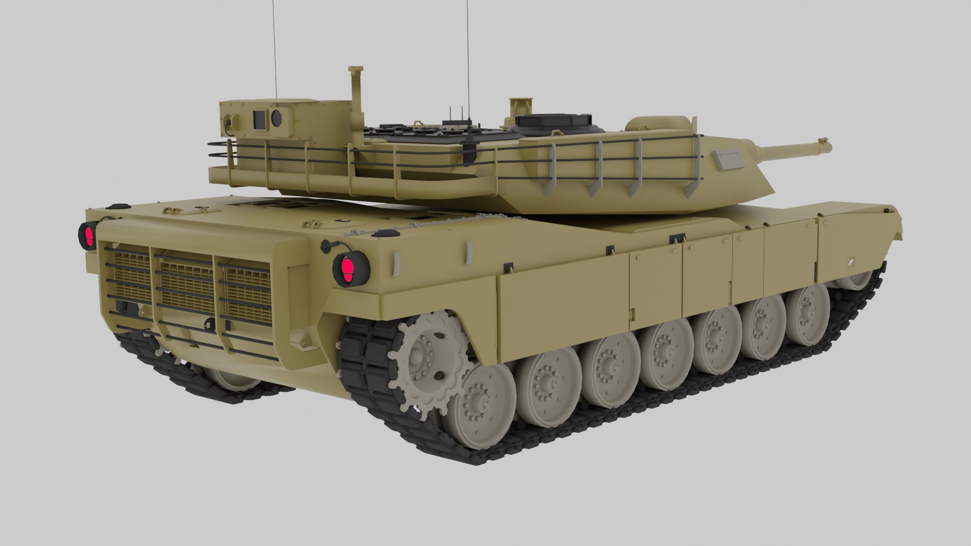 3D M1A2 Abrahms Tank United States Army Model - TurboSquid 1866978