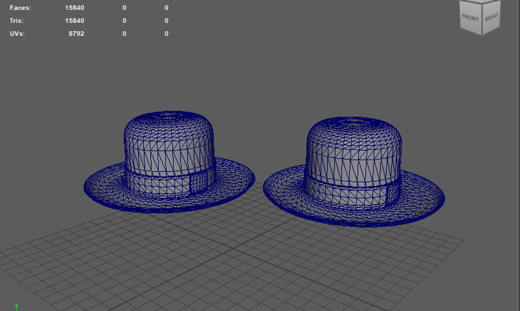 3D Bowler Hat 3D Model - TurboSquid 2402554