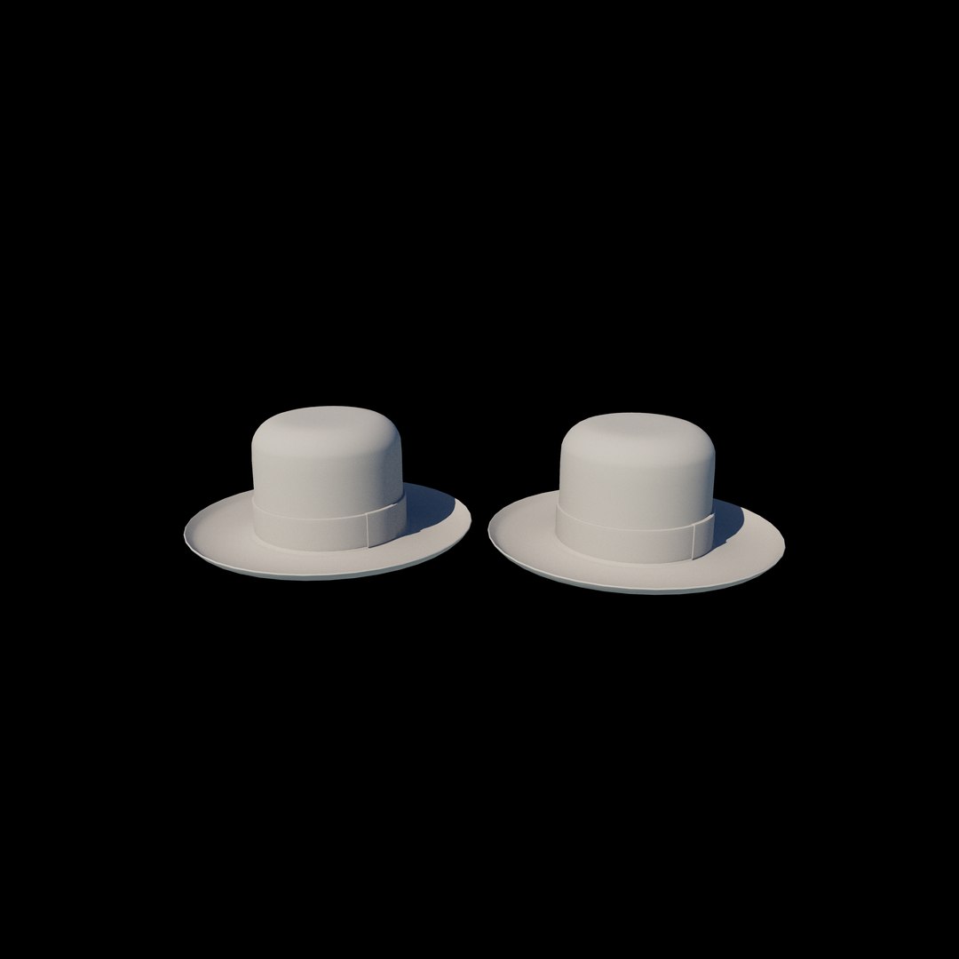 3D Bowler Hat 3D Model - TurboSquid 2402554