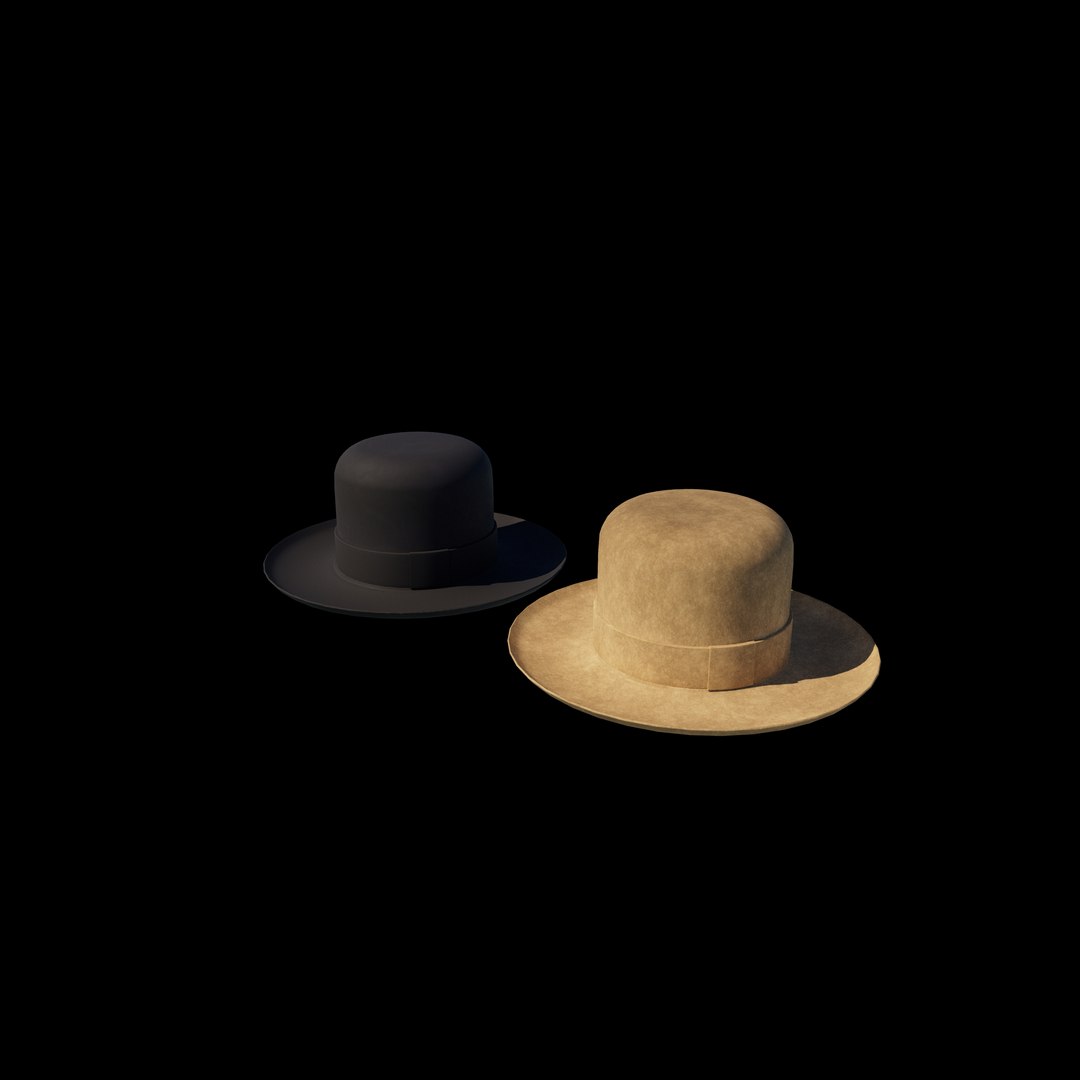 3D Bowler Hat 3D Model - TurboSquid 2402554