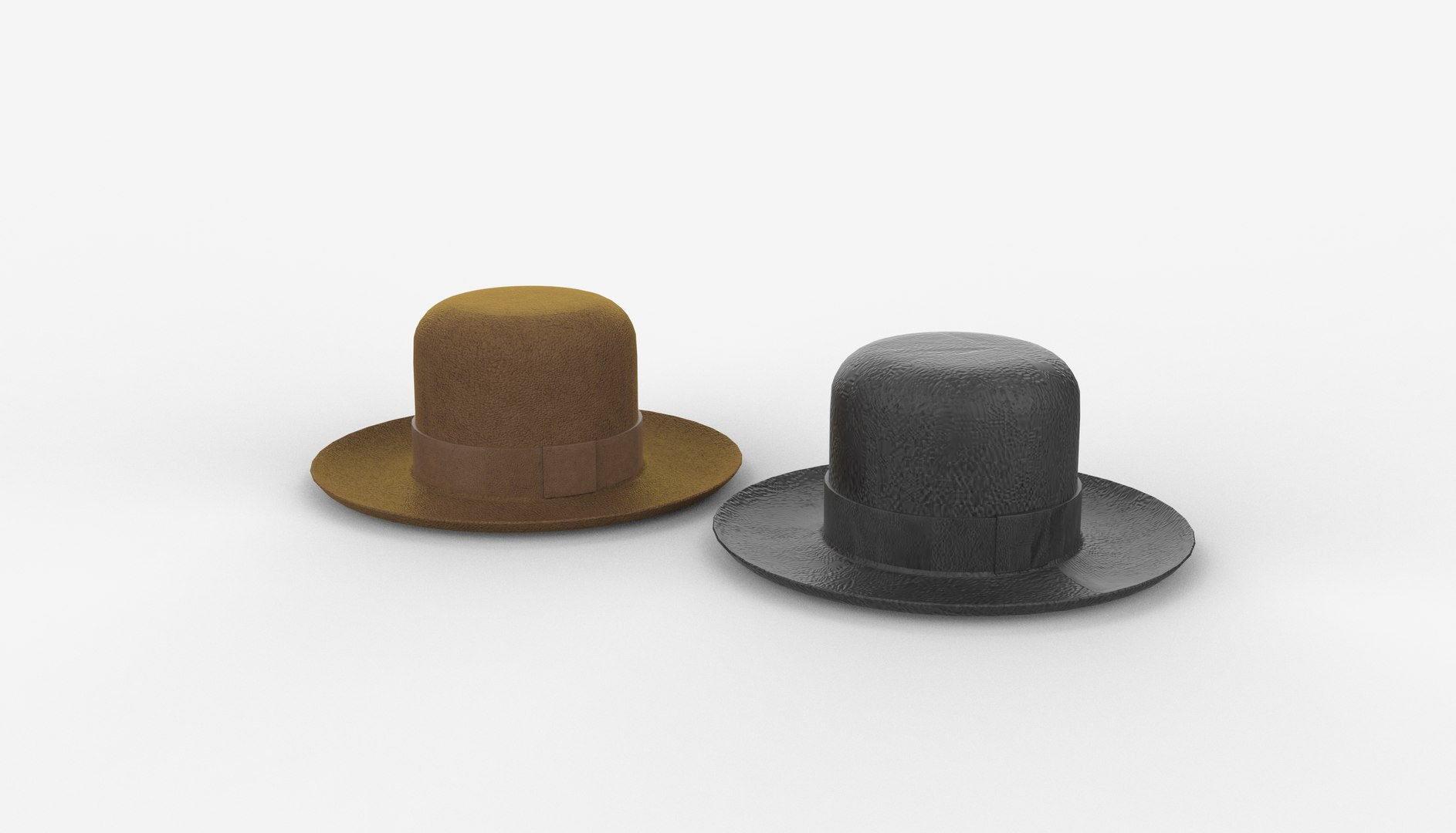 3D Bowler Hat 3D Model - TurboSquid 2402554