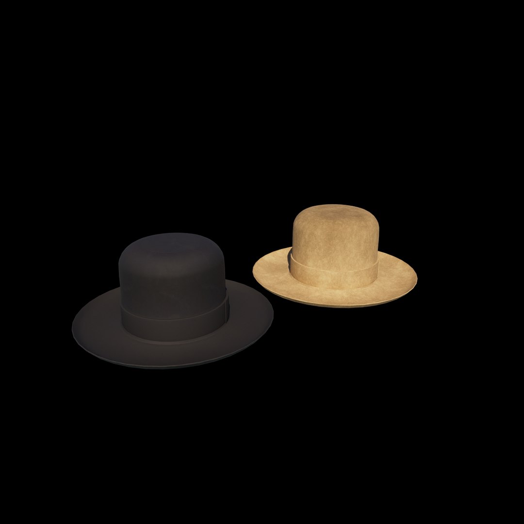 3D Bowler Hat 3D Model - TurboSquid 2402554