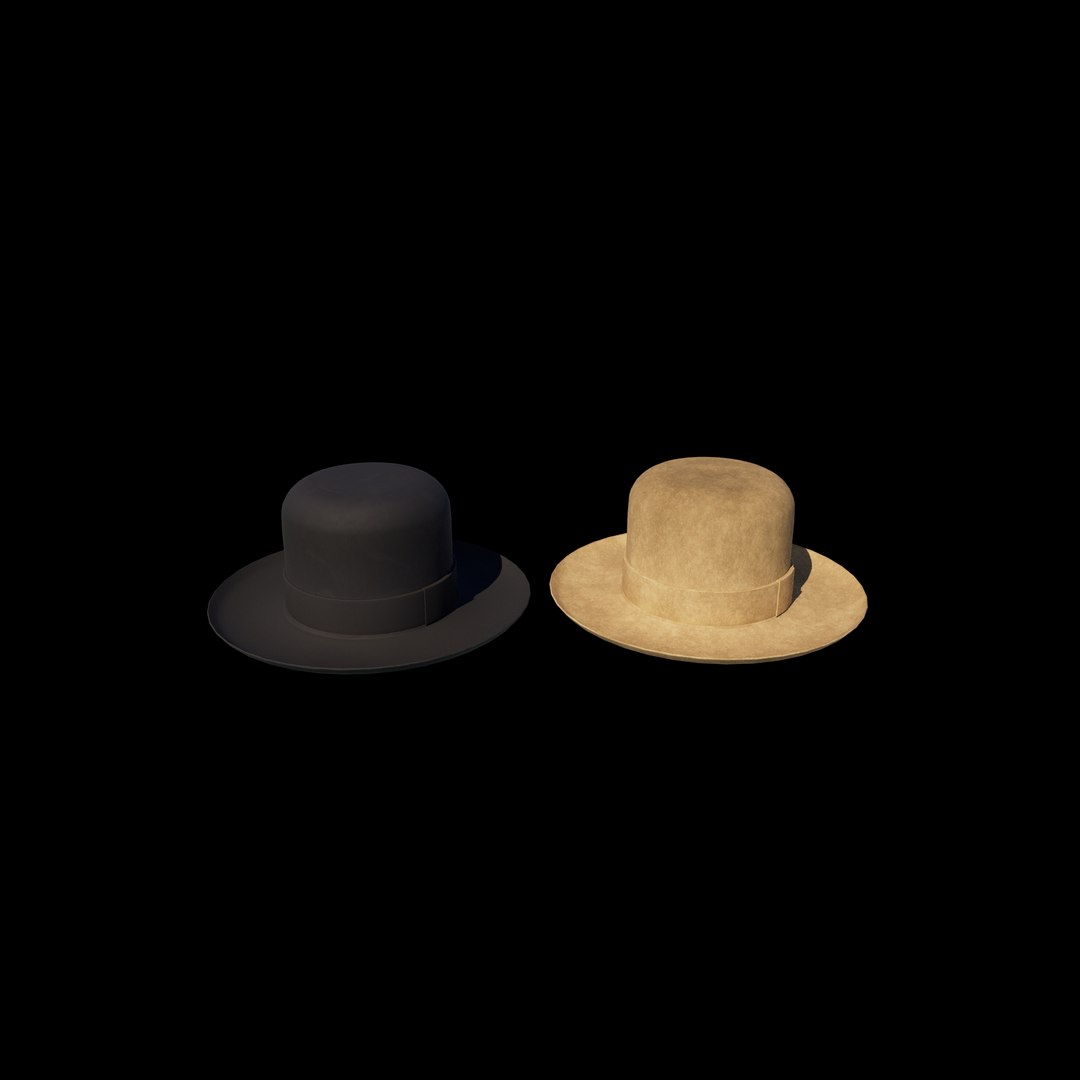 3D Bowler Hat 3D Model - TurboSquid 2402554