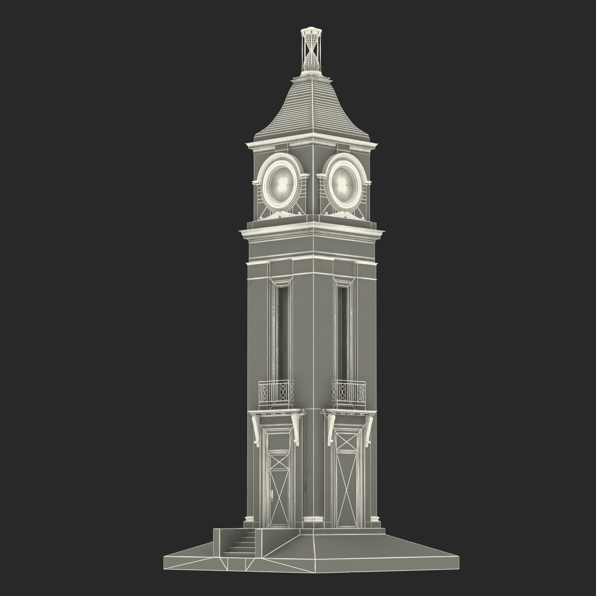 modelo 3d Torre del Reloj - TurboSquid 898907
