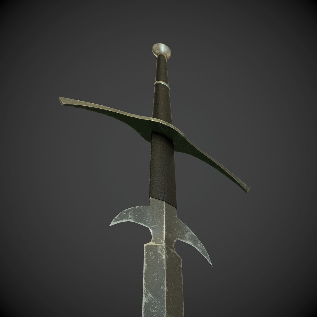 3d Zweihander Sword