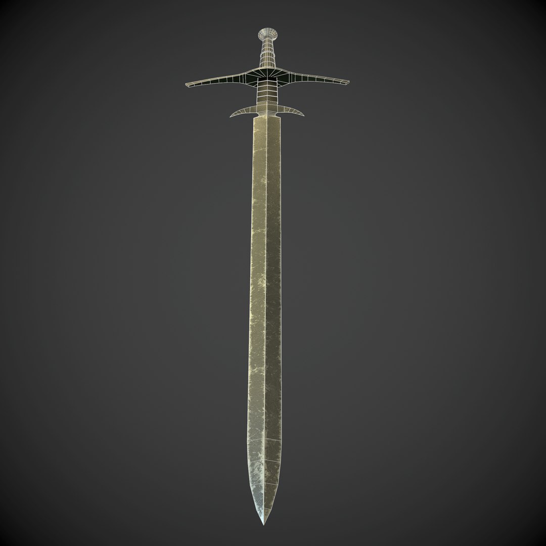 3d Zweihander Sword