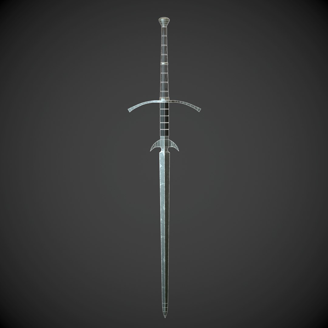 3d Zweihander Sword