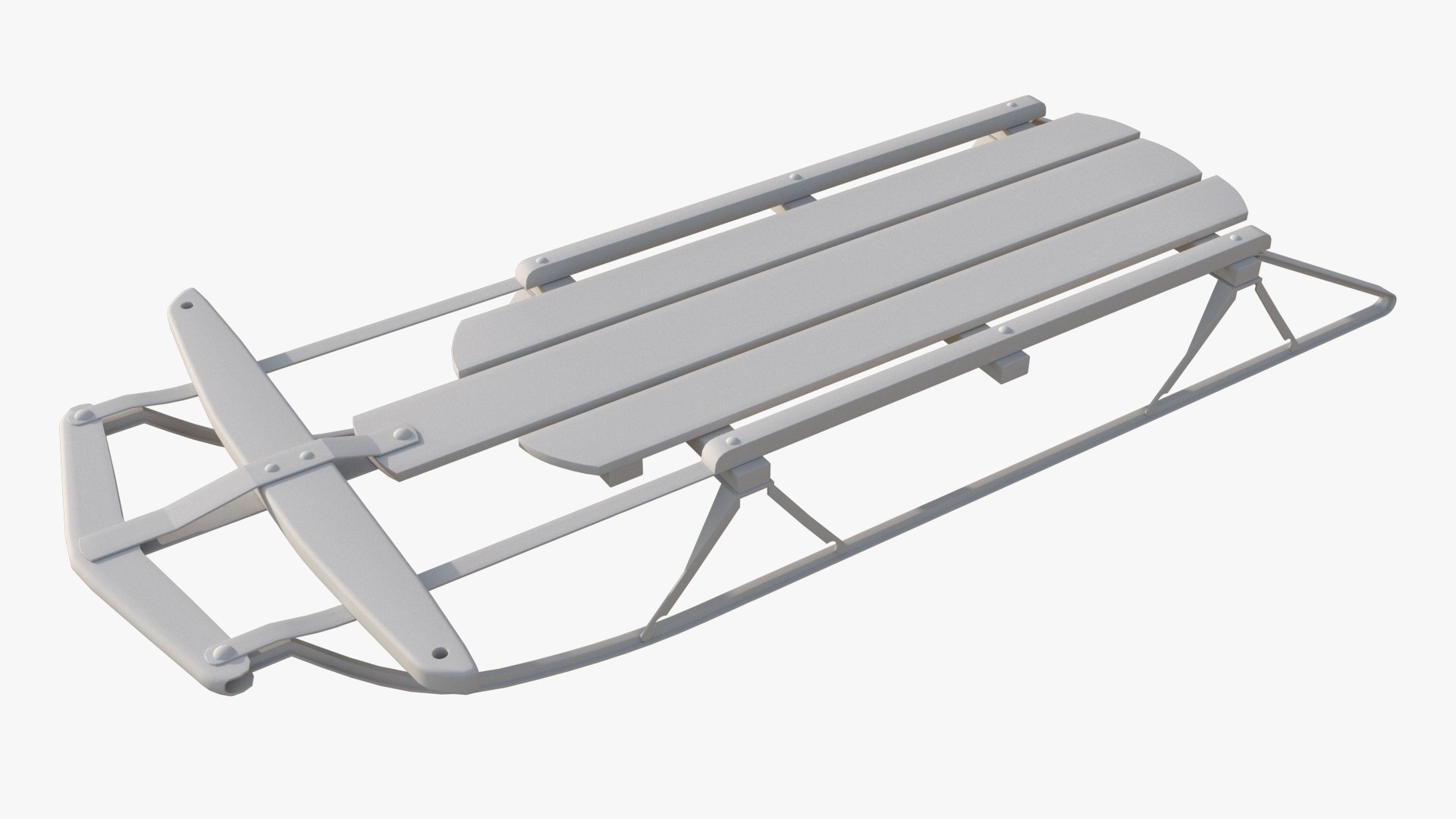 Flexible Flyer Sled Model - TurboSquid 1970993