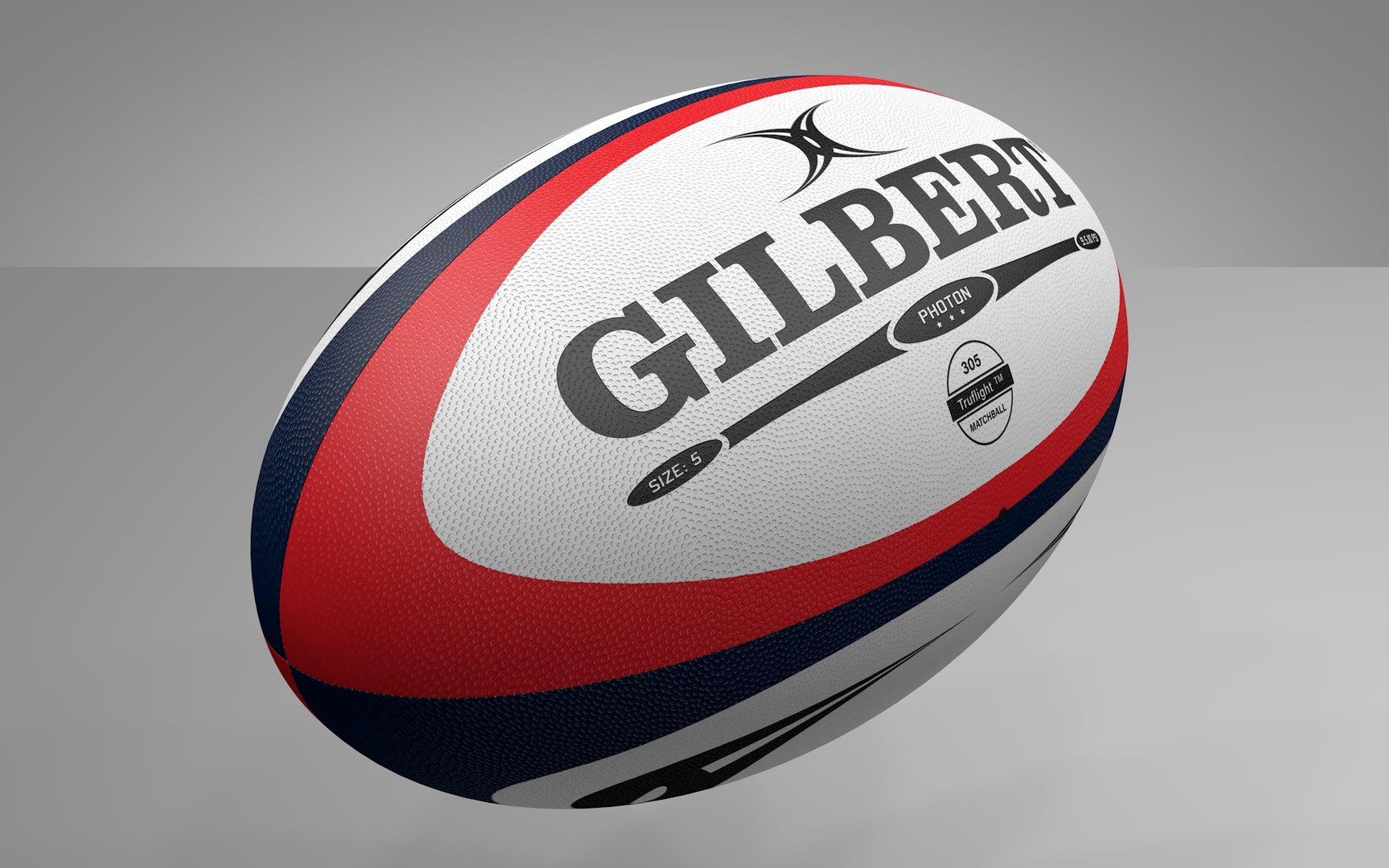 3D Rugby Ball Gilbert L1475 Model - TurboSquid 1781961