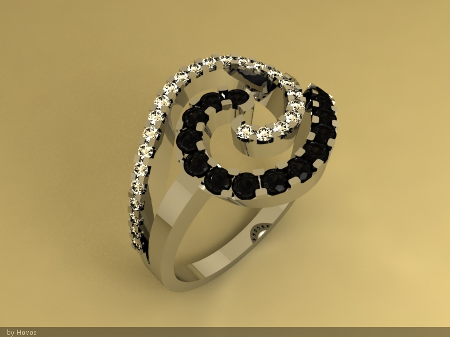 3d Gold Ring Model