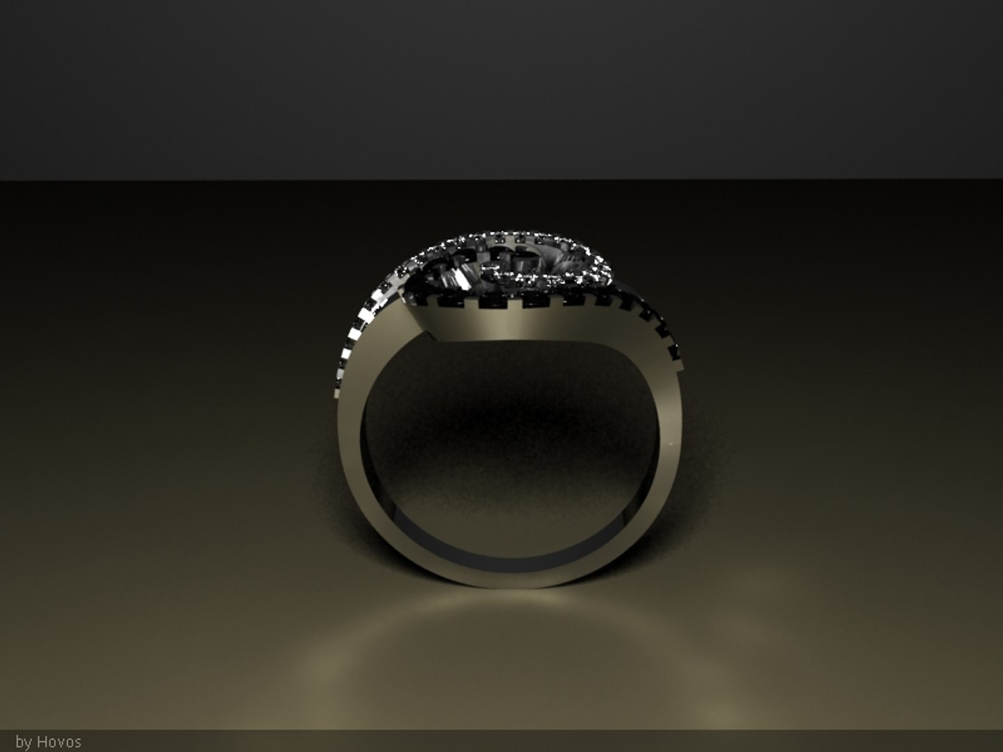 3d Gold Ring Model