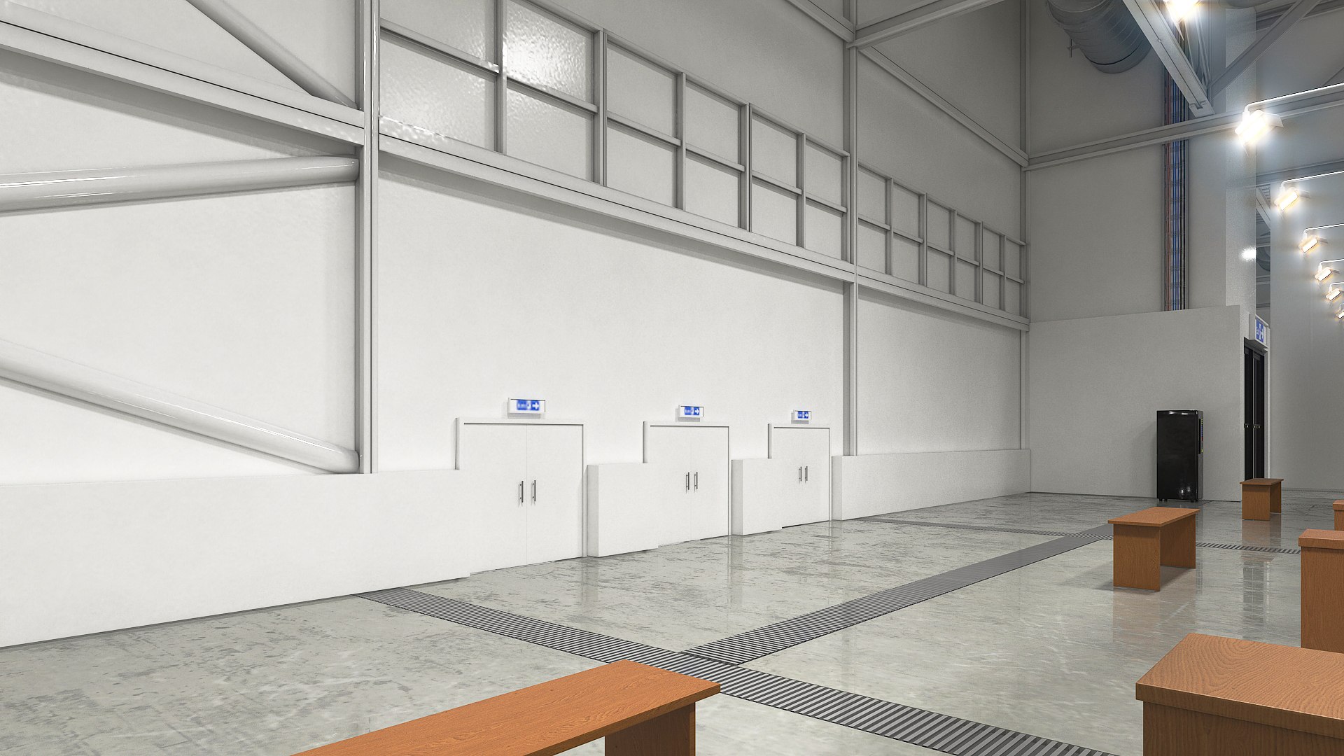 Exhibition Structure 3D - TurboSquid 2318238