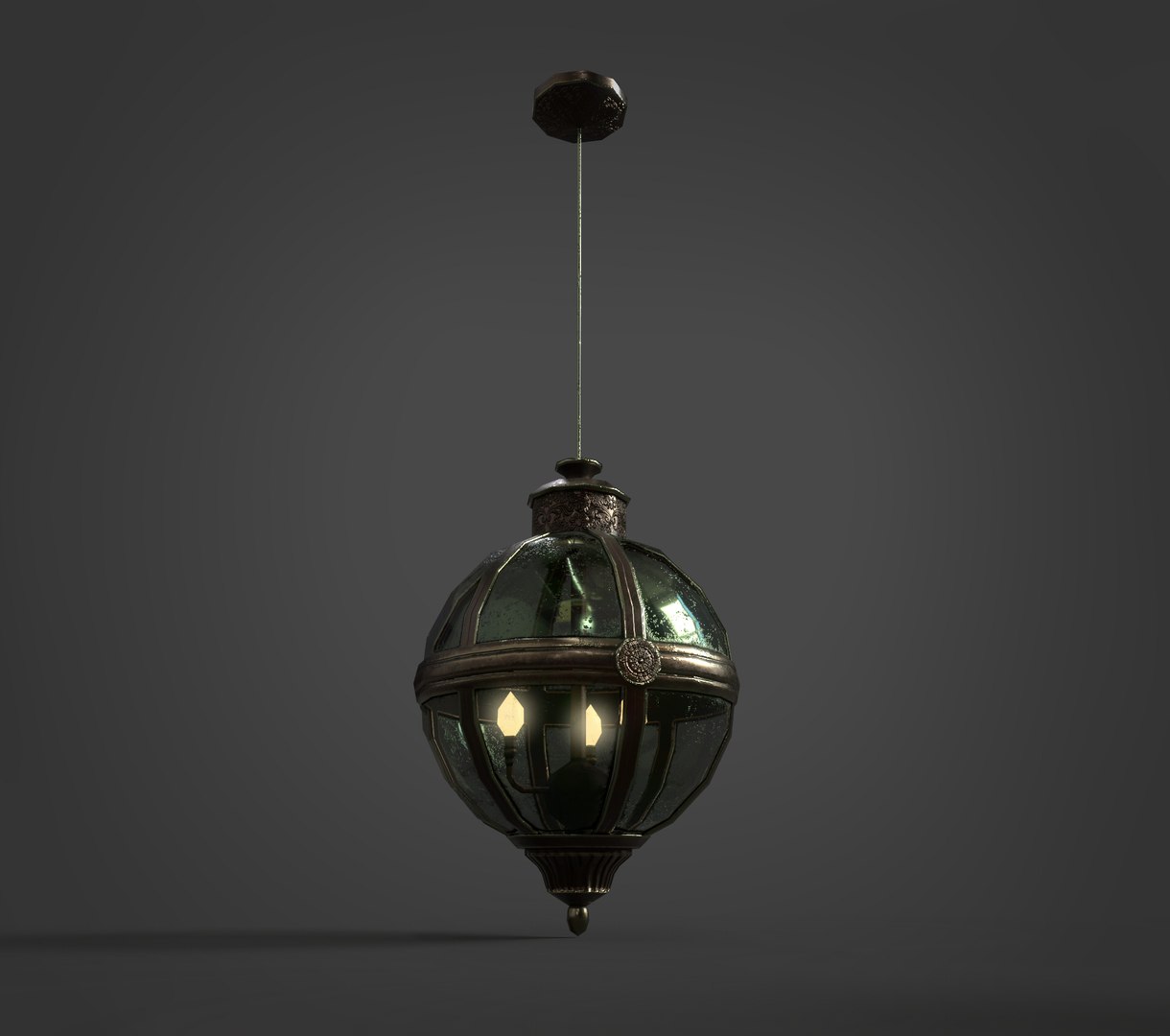 3D Model Victorian Antique Lamps Low-poly - TurboSquid 1712998