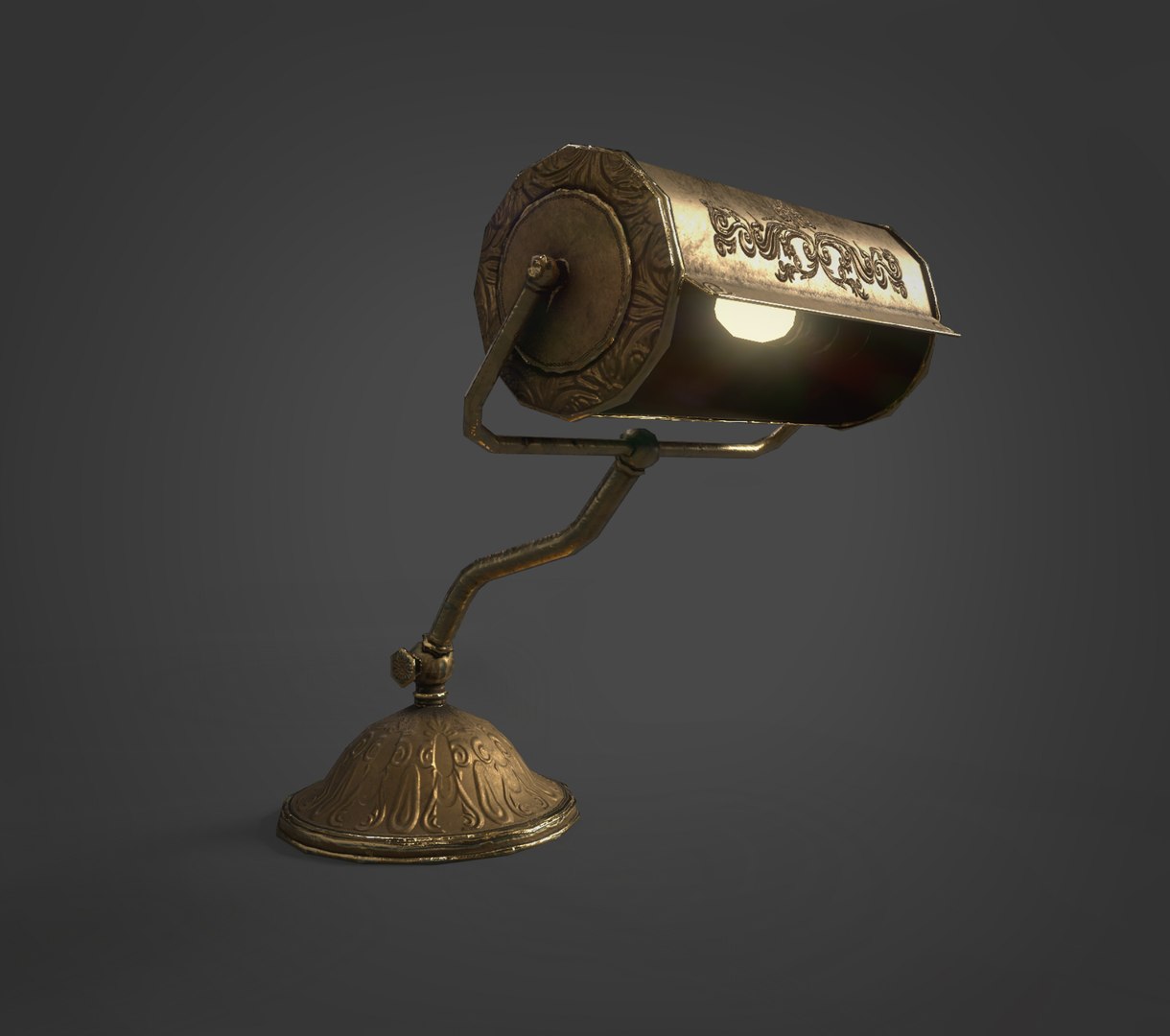 3D Model Victorian Antique Lamps Low-poly - TurboSquid 1712998