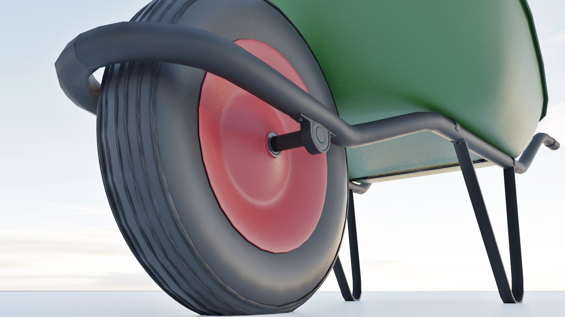 3D Model Wheel Barrow Model 3D - TurboSquid 2253025